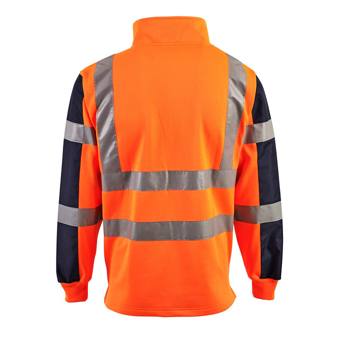 SuperTouch Hi-Viz 2-Tone Rugby Top Shirt Class 2 - High Visibility ...