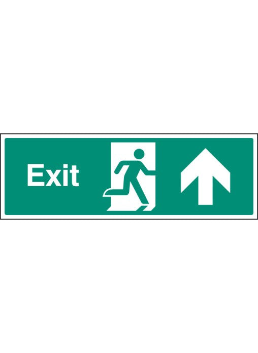 Exit Safety Sign - Straight On — GHC (UK) LTD T/A Safety Plus