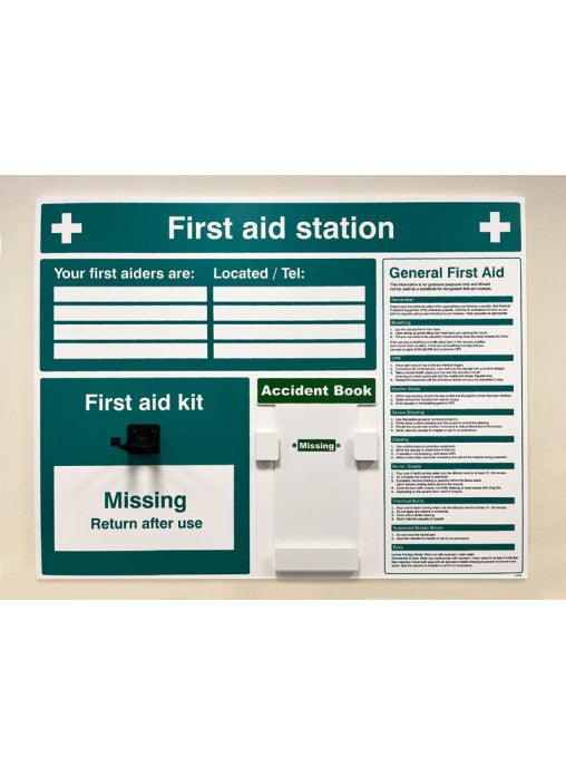 First Aid Wall Station — GHC (UK) LTD T/A Safety Plus