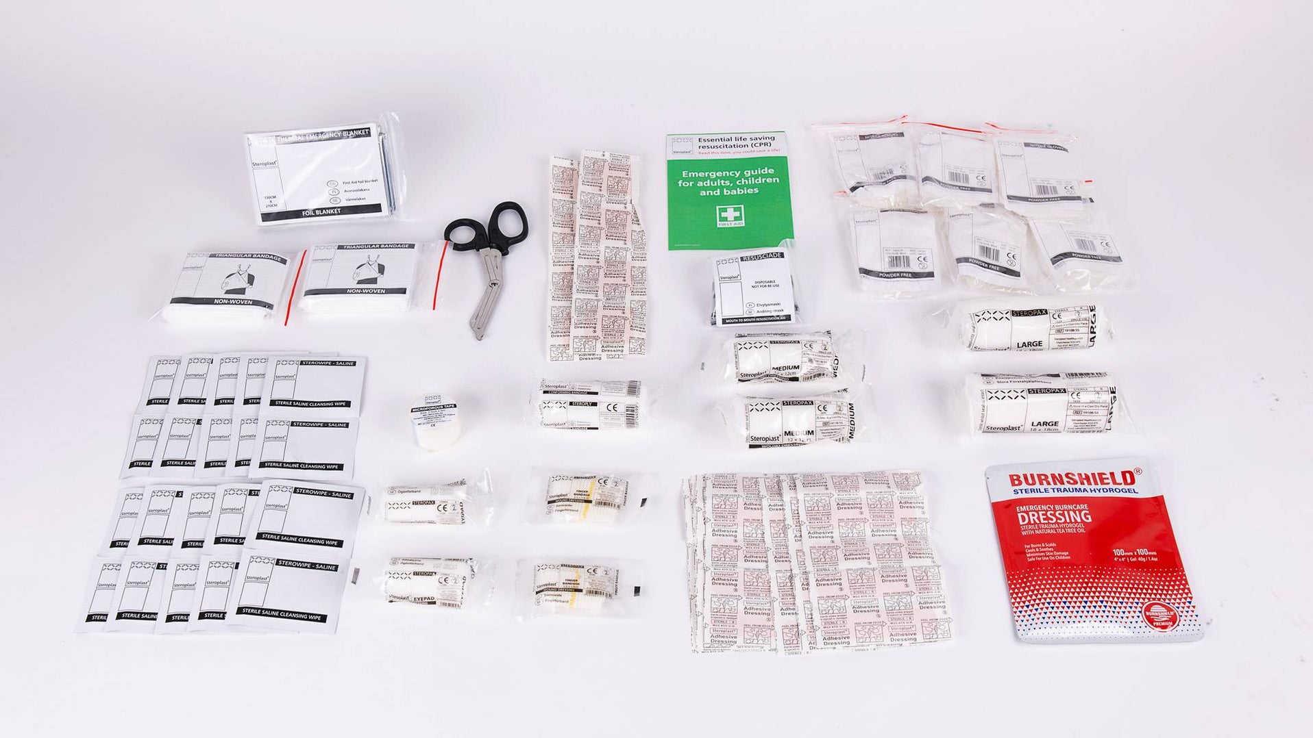 BS8599-1 Small Steroplast First Aid Kit / Refill — GHC (UK) LTD T/A ...