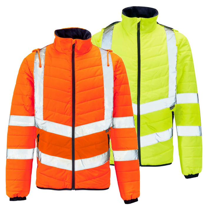SuperTouch Hi-Viz Puffer Jacket Class 3 - Ripstop Fabric — GHC (UK) LTD ...